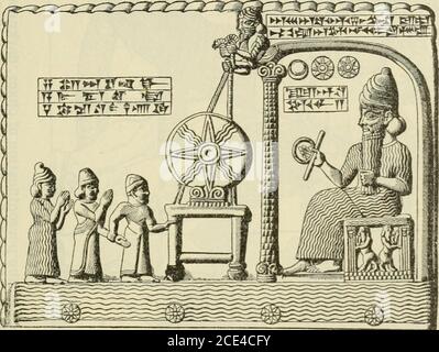 Sun God tablet. King Nabu-apla-iddina celebrates installation statue of ...