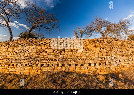 Danangombe ruins, at evening, formerly Dhlo-Dhlo or Ndlo Dlo ...