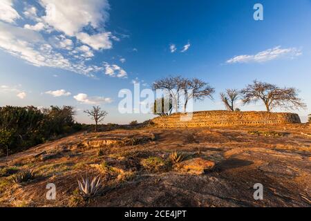 Danangombe ruins, at evening, formerly Dhlo-Dhlo or Ndlo Dlo ...