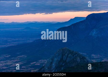 Nyanga National Park, evening view from "World's View", Nyanga ...