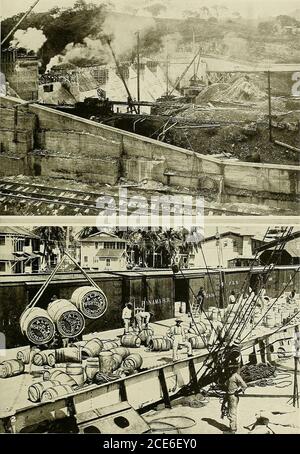 Panama Canal Control House at Gatun Locks Stock Photo - Alamy