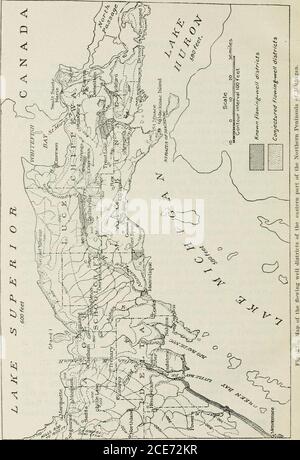 Map of Ontonagon in Michigan Stock Photo - Alamy