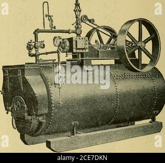 Semi-portable steam engines Stock Photo - Alamy