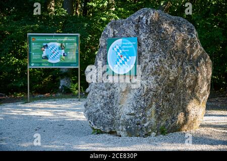 Geographic center of Bavaria, Kipfenberg, Bavaria, Germany Stock Photo ...