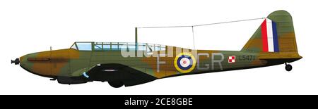 Fairey Battle Mk I Stock Photo - Alamy