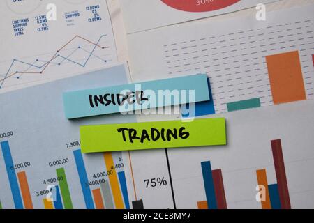 Trading Graph write on sticky notes isolated on office desk Stock Photo ...
