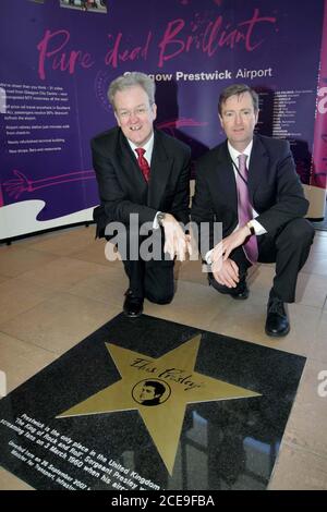 Photo shows Mark Rodwell Chief Executive of Glasgow Prestwick Airport ...