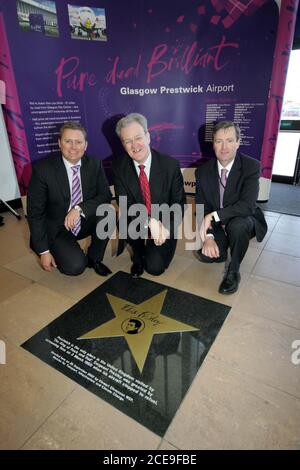 Photo shows Mark Rodwell Chief Executive of Glasgow Prestwick Airport ...