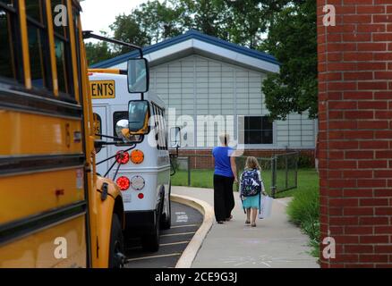 Tinicum Township, United States. 31st Aug, 2020. School principal Janet ...
