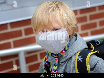 Tinicum Township, United States. 31st Aug, 2020. School principal Janet ...