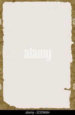 decorative frame from old paper Stock Photo - Alamy