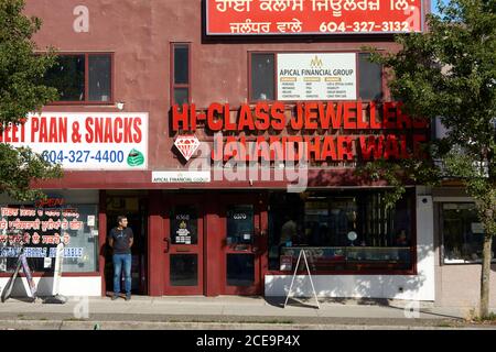 Indian storefronts in the Punjabi Market district on Main Street ...