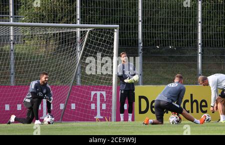 from left: goalkeeper Oliver Baumann (Germany), Kalu Nmecha (father of ...