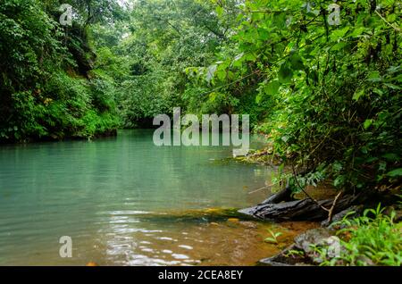 Beautiful, unexplored, clean and blue waterbody in Usgao, Goa, India ...