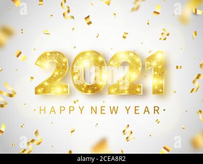 2021 year numbers decoration with star hanging vector illustration ...
