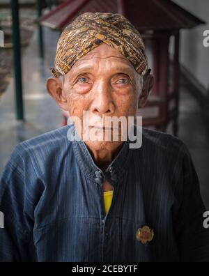 Java Island, Indonesia - August, 14 2015: anonymous person on horse ...