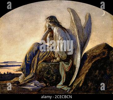 Alexandre Cabanel The Evening Angel Stock Photo - Alamy