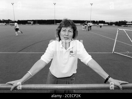 International hockey player and umpire Gill Clarke photographed at ...