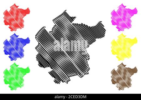 City Map Aligarh India Asia vector illustration Stock Vector Image ...