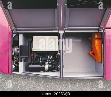 luggage compartment of intercity bus Stock Photo - Alamy
