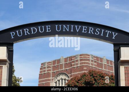 West Lafayette - Circa August 2020: Starship Delivery Robots at Purdue ...