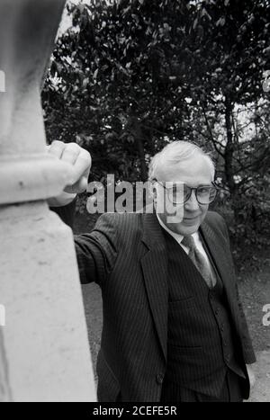Lord Robert Skidelski photographed in the Victoria Green at The House ...