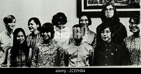 . U and I. Home Ec. Club members were, first row: Christie Russell ...