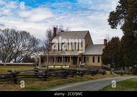 Main House, Sully Plantation Stock Photo - Alamy