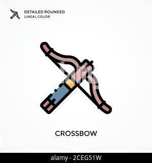 Detailed Modern Crossbow Gun Illustration Vector Stock Vector Image ...