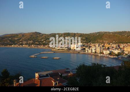 Agropoli beach on the Cilentan coast, Italy Stock Photo - Alamy