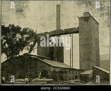 The surface of a hot liquid slag in a metallurgical ladle. Thick crust ...