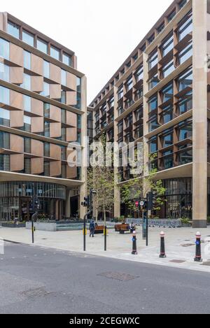 Bloomberg London headquarters building as viewed from Cannon Street ...