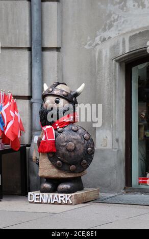 Danish souvenirs shop, Copenhagen, Denmark Stock Photo - Alamy