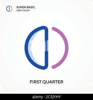 Modern Vector annual report review design template with big graph ...