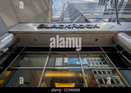 BlackRock offices in New York City. (Photo by Erik McGregor/Sipa USA ...