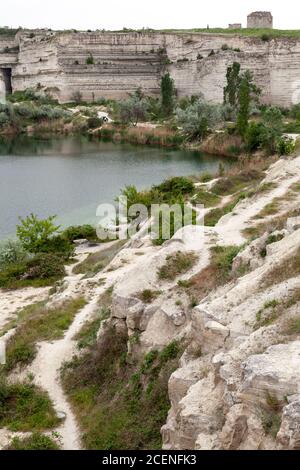 Inkerman Quarry landscape. It is one of the amazing sights of the ...
