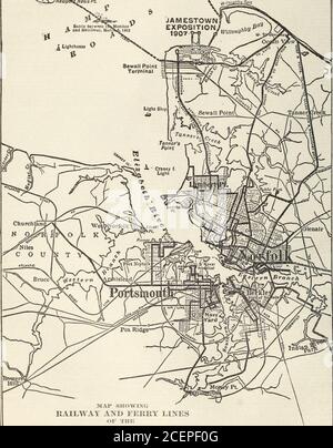 Map showing the lines of the Interborough Rapid Transit Co ...