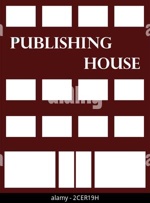 Publishing House Icon. Flat Color Ladder Design. Vector Illustration ...