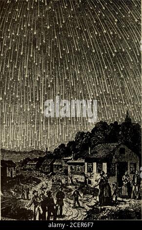 Leonid Meteor Shower, 1833 Stock Photo - Alamy