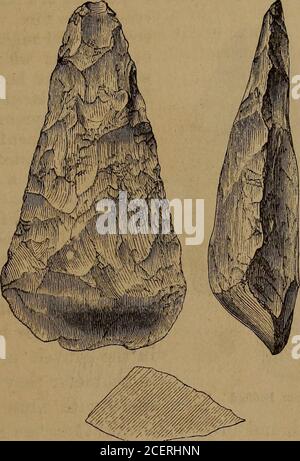 collection from specimens of flint stone Stock Photo - Alamy
