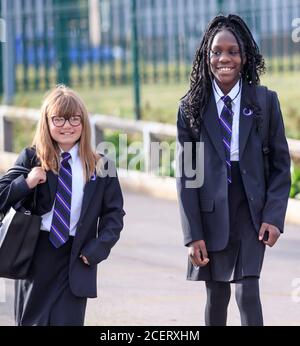 Pupils at Outwood Academy Adwick in Doncaster, as schools in England ...