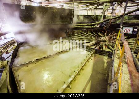 Sulphuric (sulfuric) acid workshop. Phosphoric fertilizers factory ...