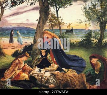 The Death of King Arthur” . 19th century. James Archer (artist) (1823 ...