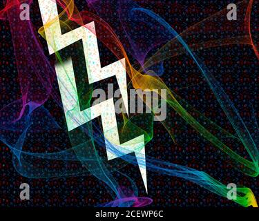 CONTEMPORARY ABSTRACT ART: Visual Perception 004 Stock Photo - Alamy