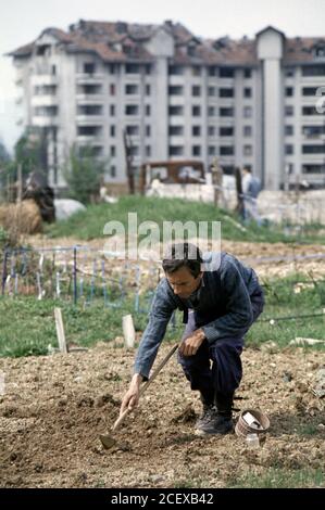 27th April 1994 During the Siege of Sarajevo: the view from Jajce ...