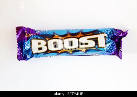 Boost Chocolate Bar Stock Photo - Alamy