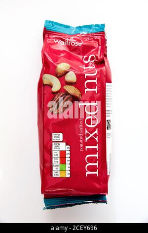 Waitrose roasted salted mixed nuts Stock Photo - Alamy