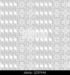 Seamless hexagonal line cube pattern Stock Vector Image & Art - Alamy