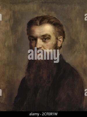 Collier John - Portrait of William Kingdon Clifford Stock Photo - Alamy