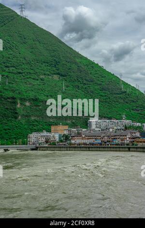 Dadu river, the main stream in west of Sichuan, China Stock Photo - Alamy